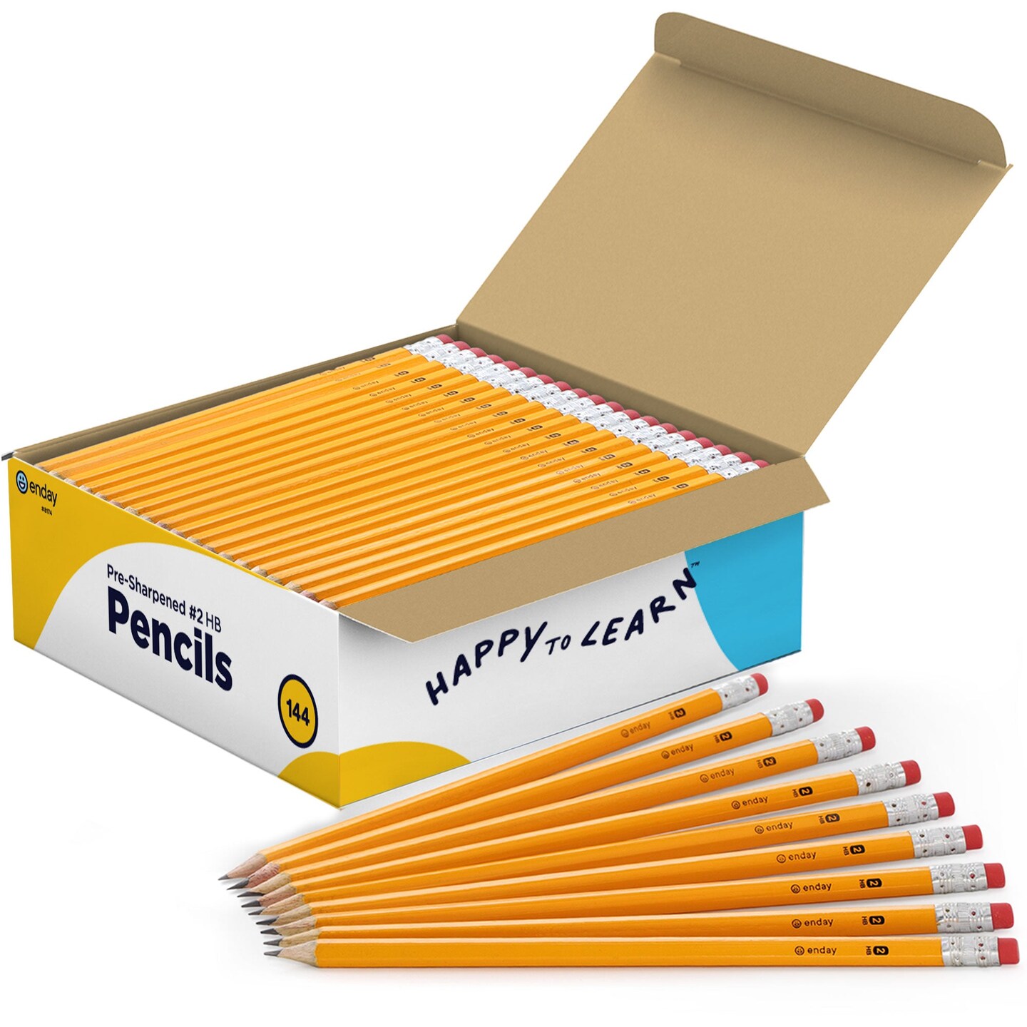 Enday Bulk Box of # 2 Pre-Sharpened Wood Pencils | Michaels