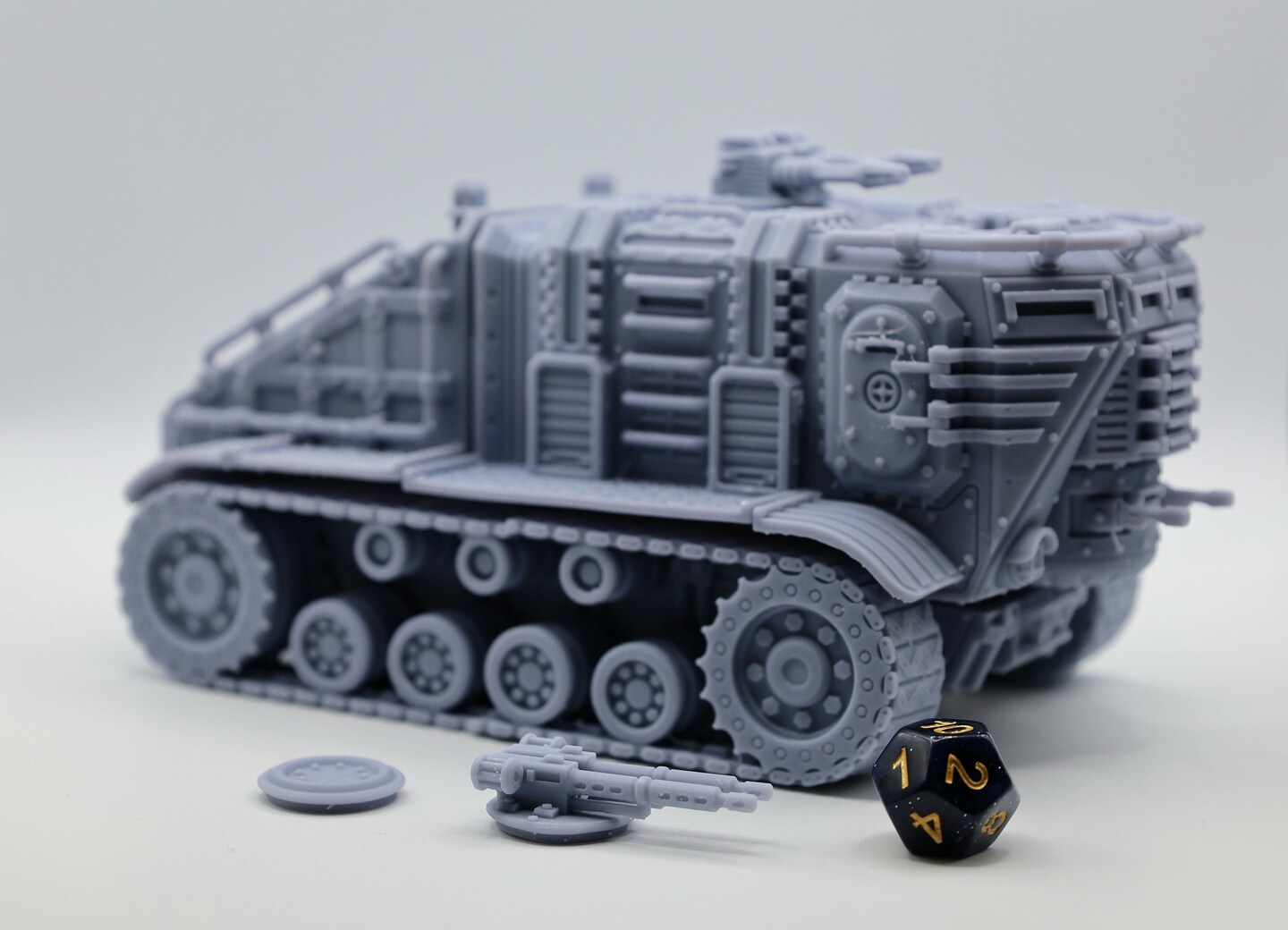 3D Printed Heavy Crawler Miniature Ideal for Wargaming, Gaslands, DnD ...
