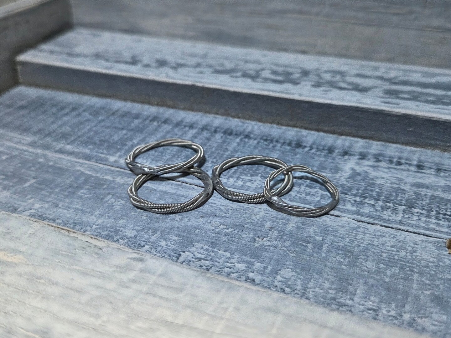 Minimalist Hand-Wound Guitar String Ring - Custom Sized to Order ...