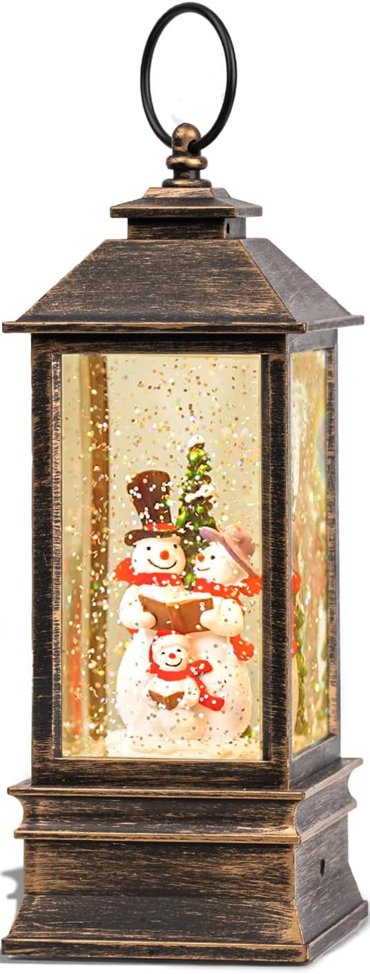 Snow Globe Lights, Snowman Choir, Musical Lights Water Lights with ...