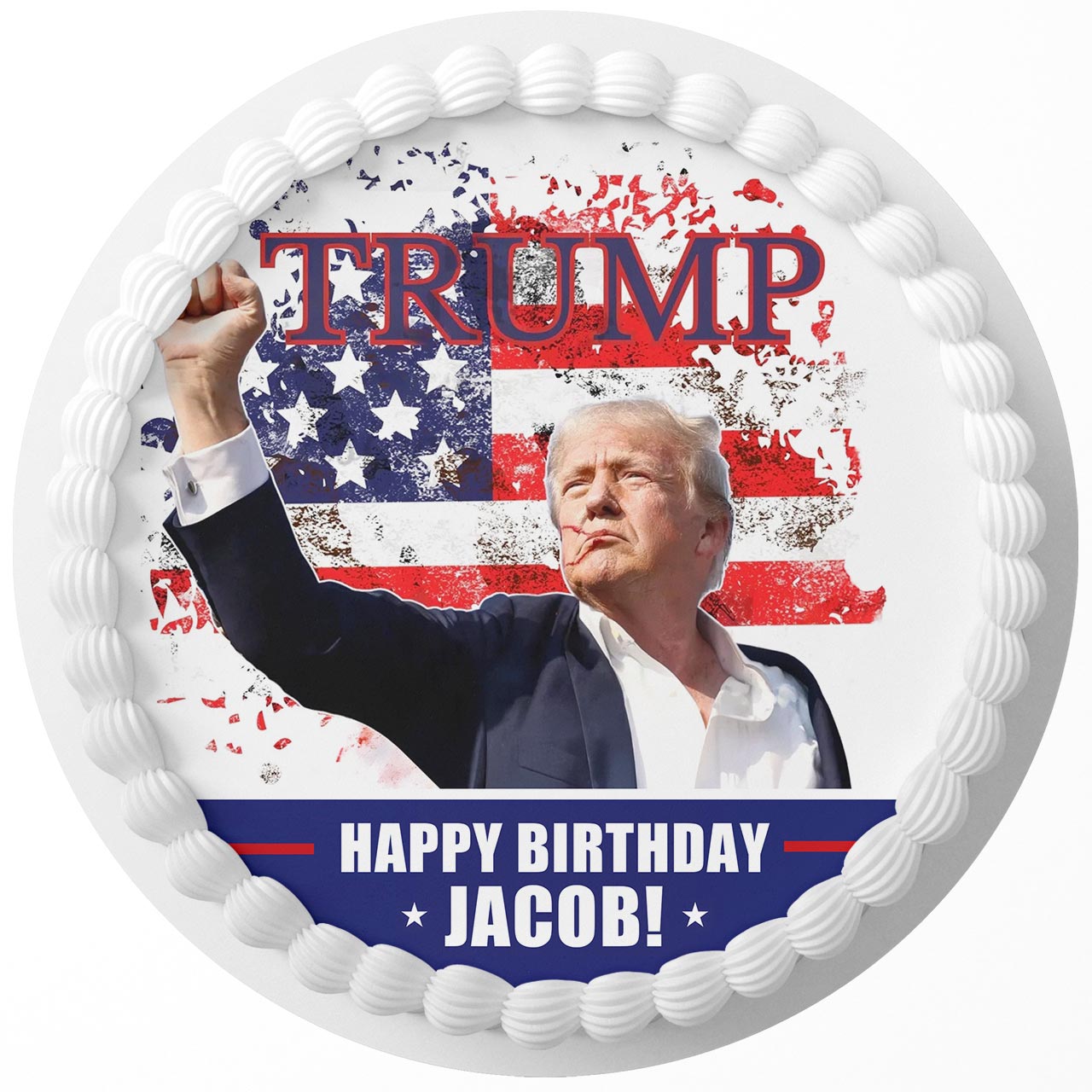 Donald Trump Save America Edible Cake Image Topper Birthday Cake Sheet ...