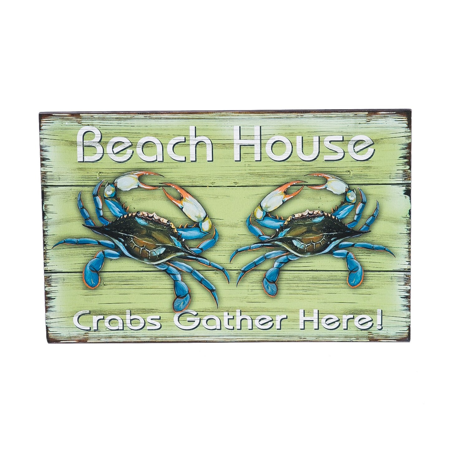 Beach House Crabs Sign 15.75 x 10 x 0.25 Inches. | Michaels