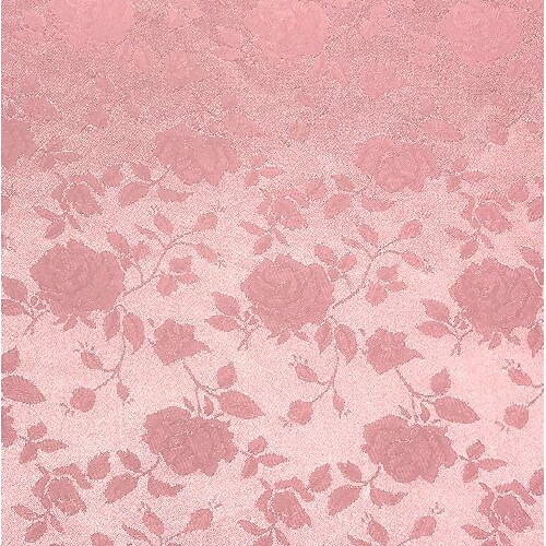 1 Yard Baby Pink Rose Floral Jacquard Satin 60/59″ Width 100 Percent ...