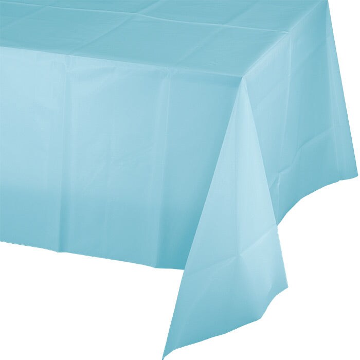Bulk Pack of 2 Pastel Blue Tablecovers Plastic 54" X 108" | Michaels