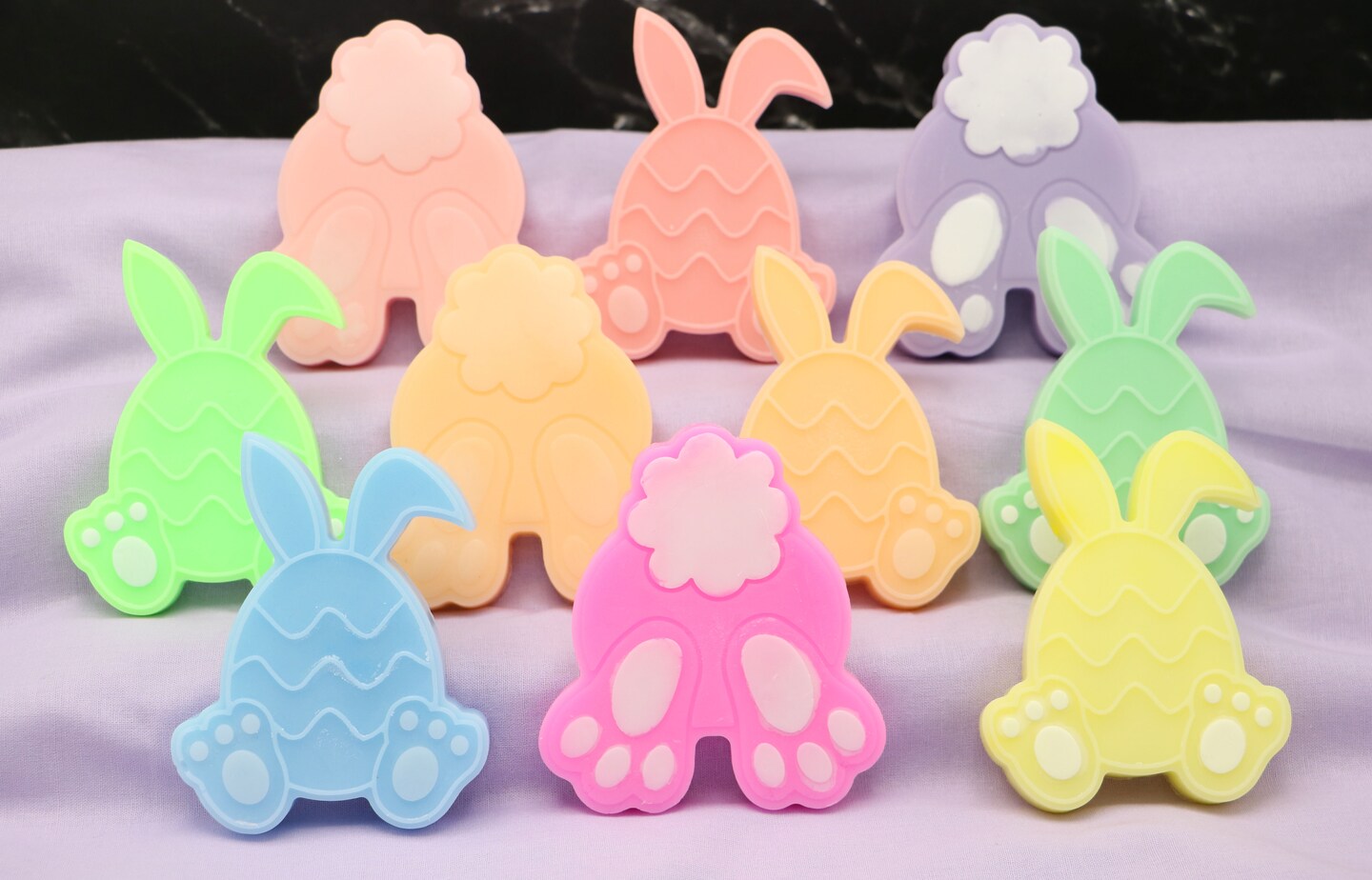 Set of 2 Easter "Bunny Feet" Soaps, your Choice of Colors and Scent ...