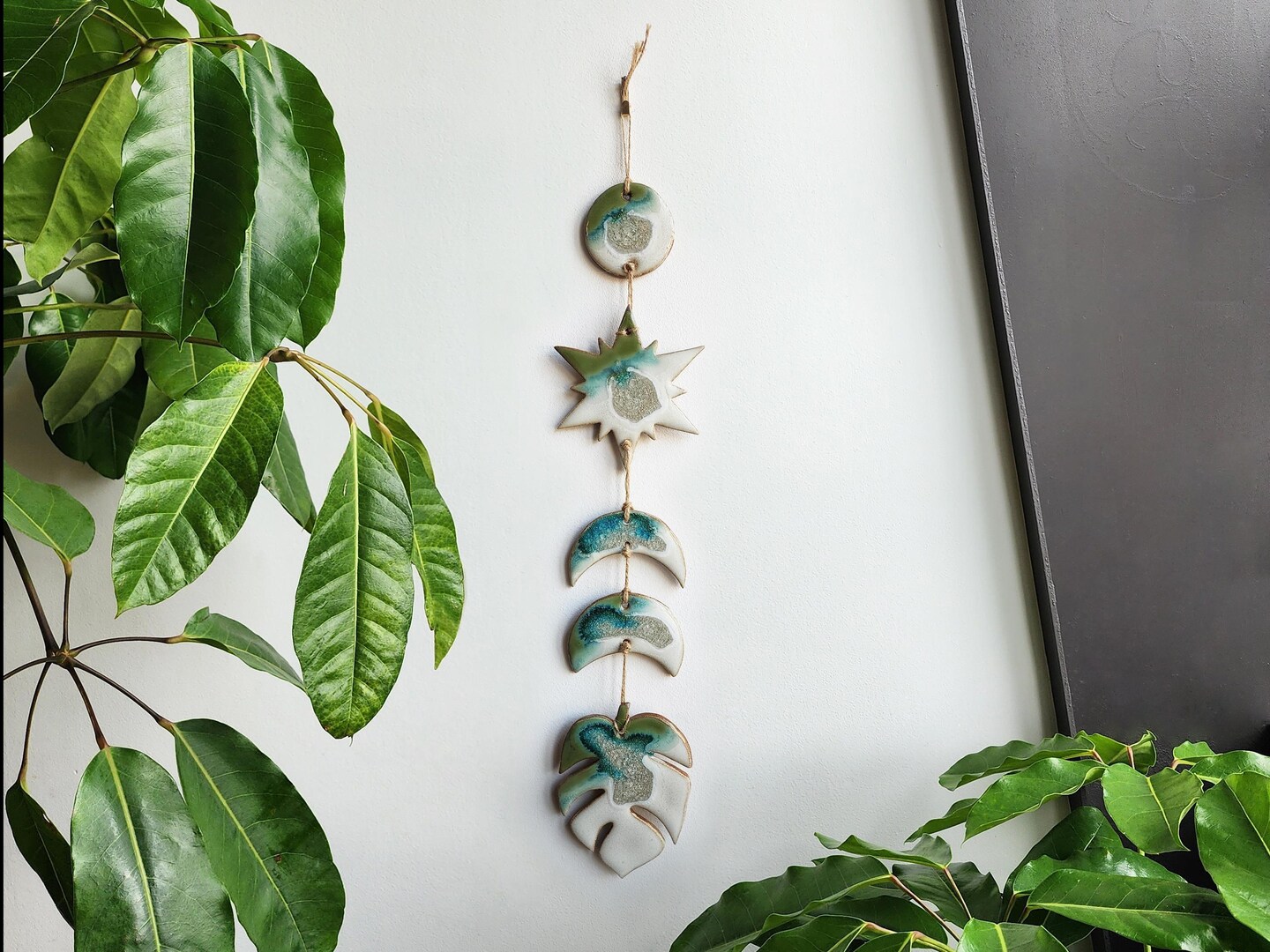 Monstera Ceramic Wall Hanging | MakerPlace by Michaels