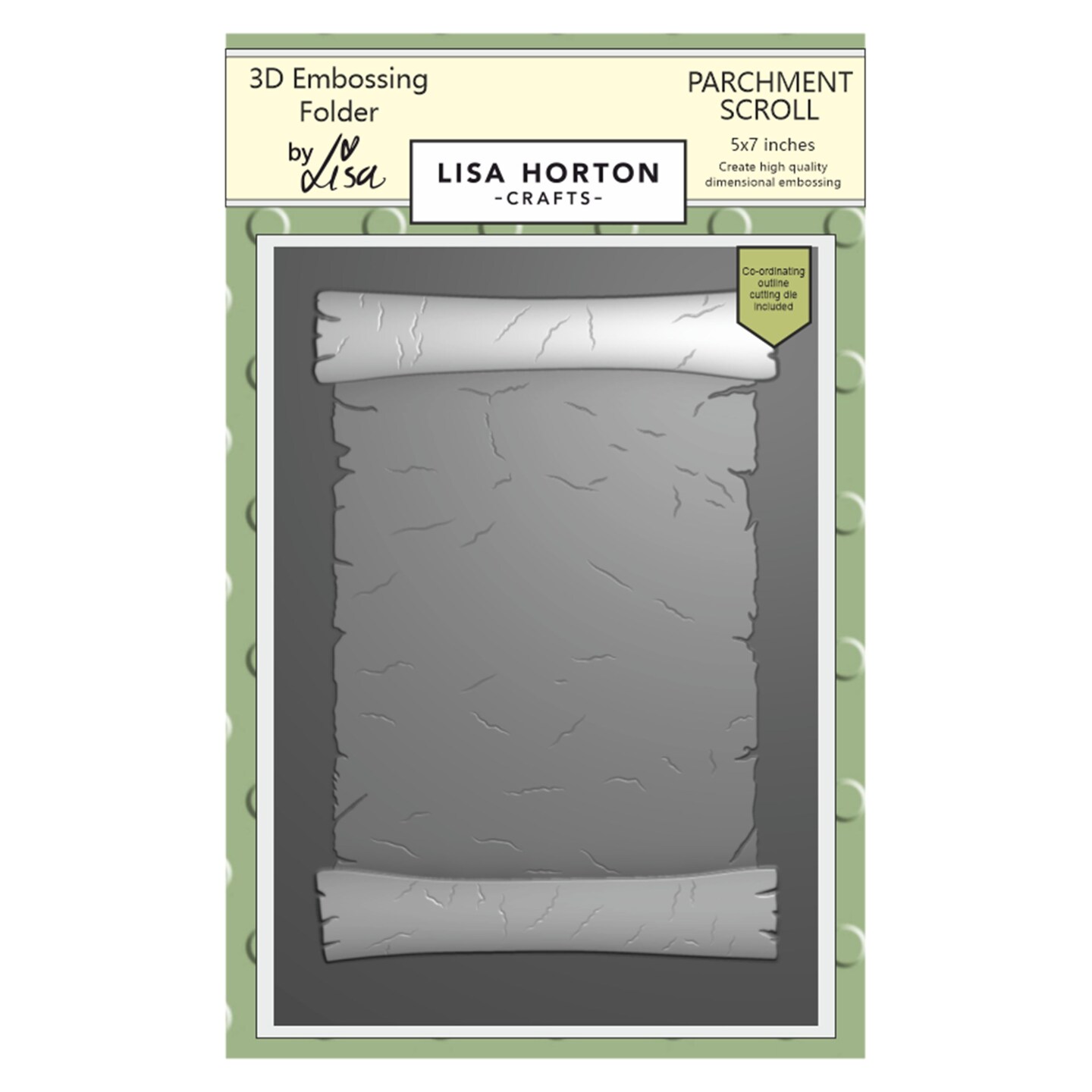 Lisa Horton Crafts Embossing Folder-Parchment Scroll | Michaels