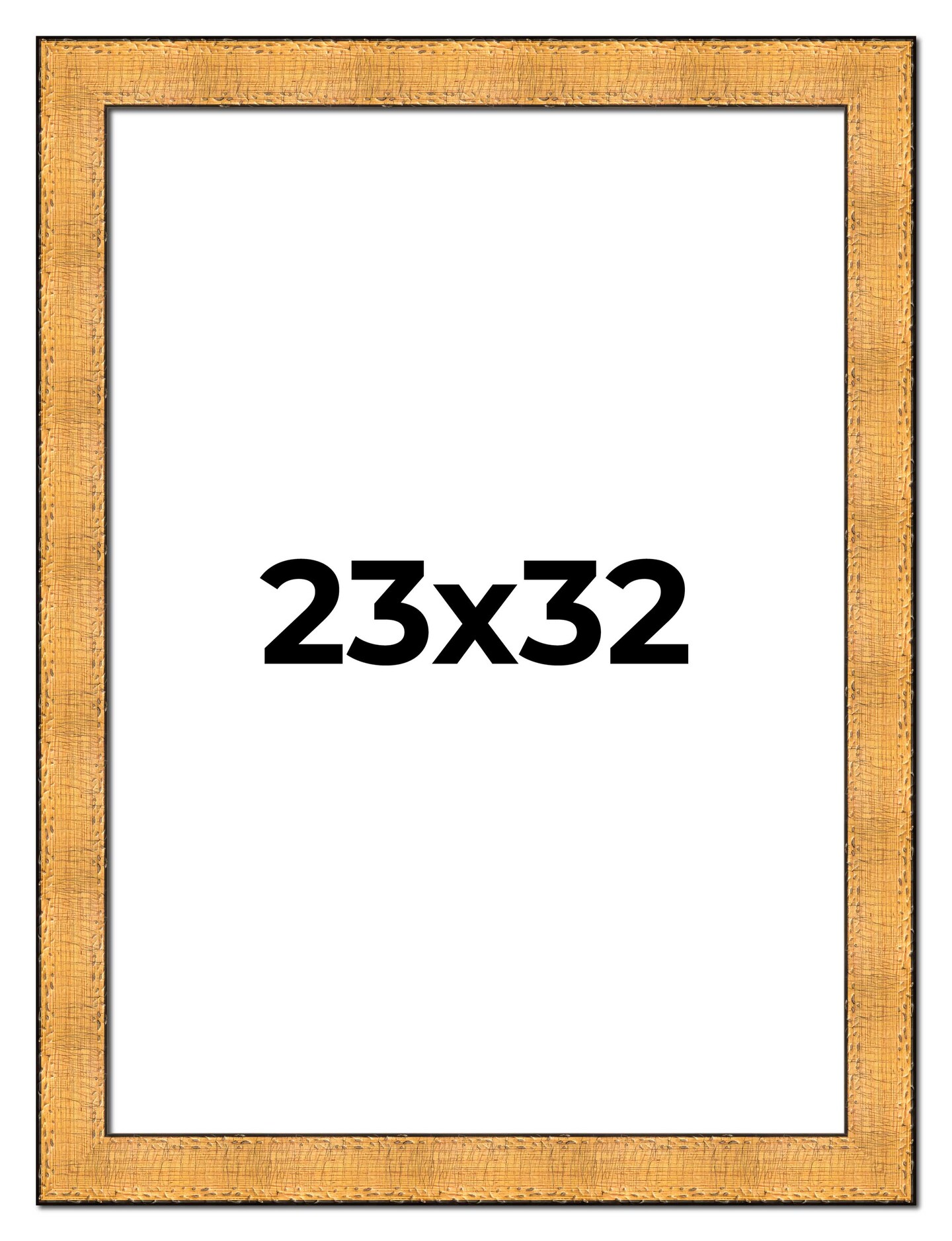 Photo Size Embellished Gold Picture Frame - UV Acrylic, Foam Board ...