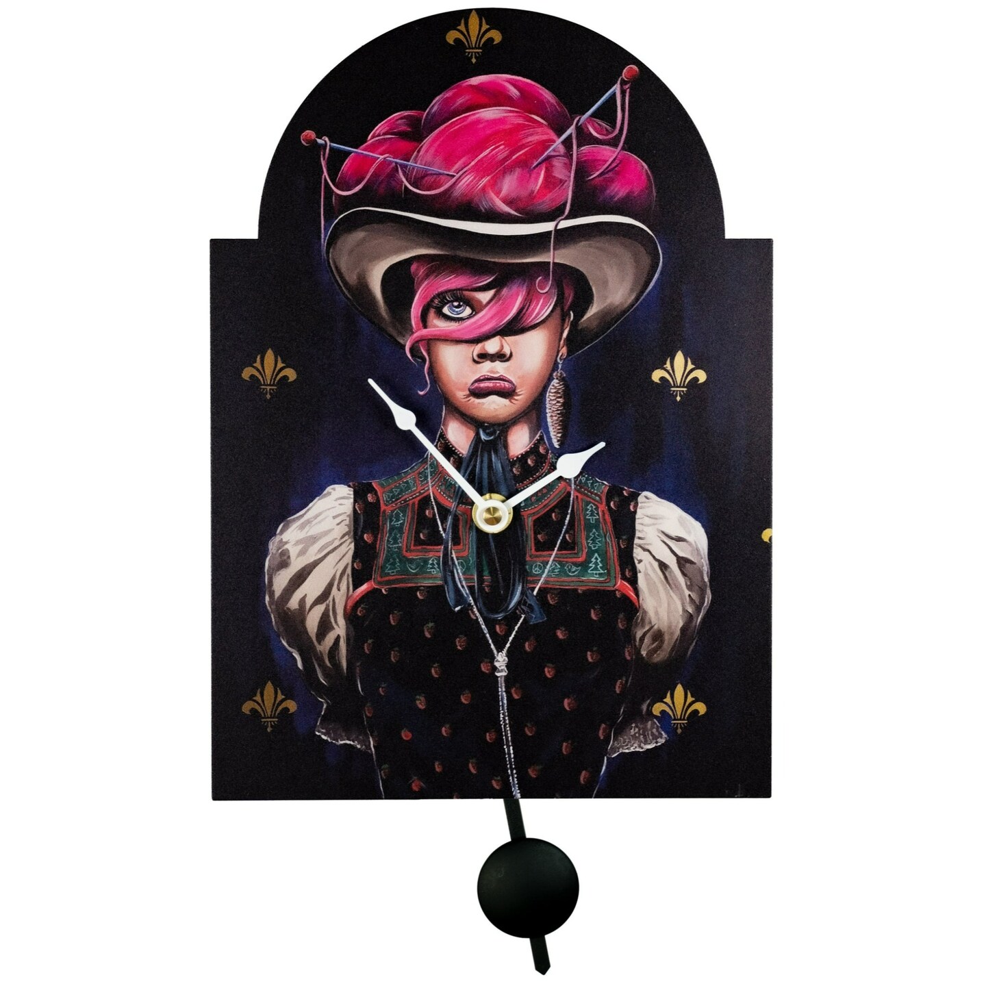 Hermle Cuckoo Style Weeping Girl Wall Clock with Pendulum - 10" | Michaels