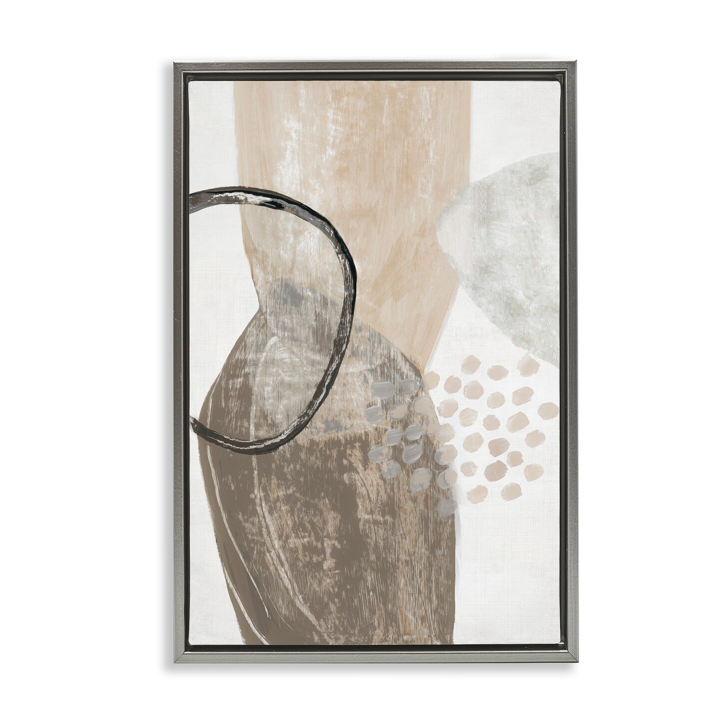 Stupell Industries Mixed Oblong Shapes Floating Frame By Hannah Dawson ...