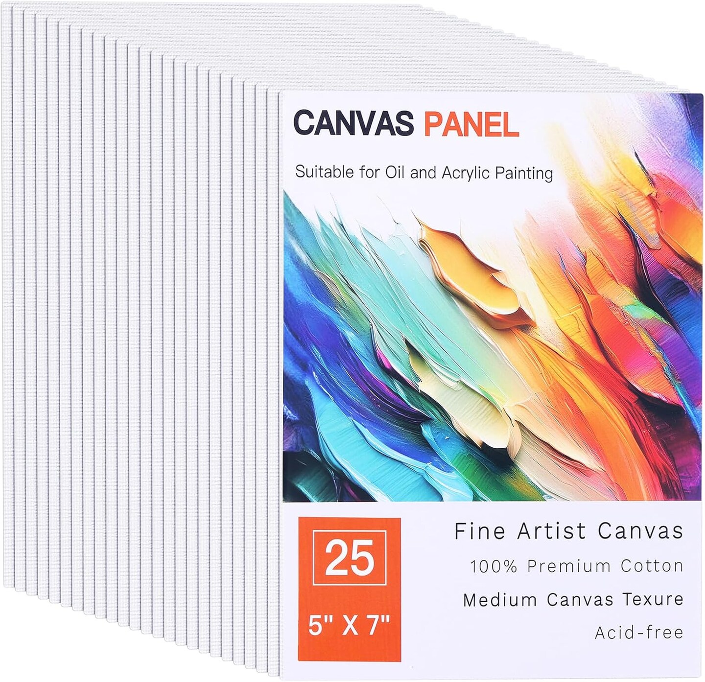Canvas Boards for Painting 25 Pack(white) | Michaels