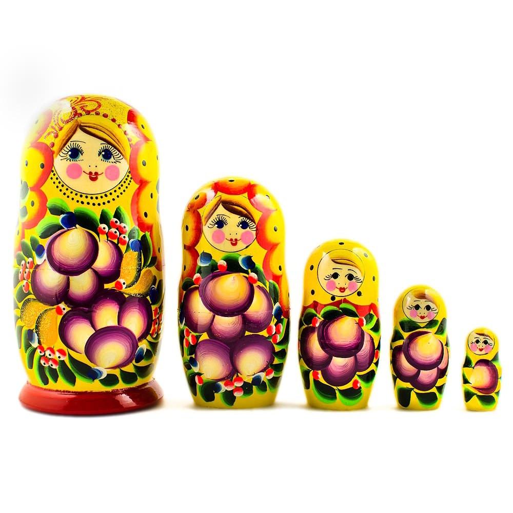 Set of 5 Darya Nesting Dolls 7 Inches | Michaels