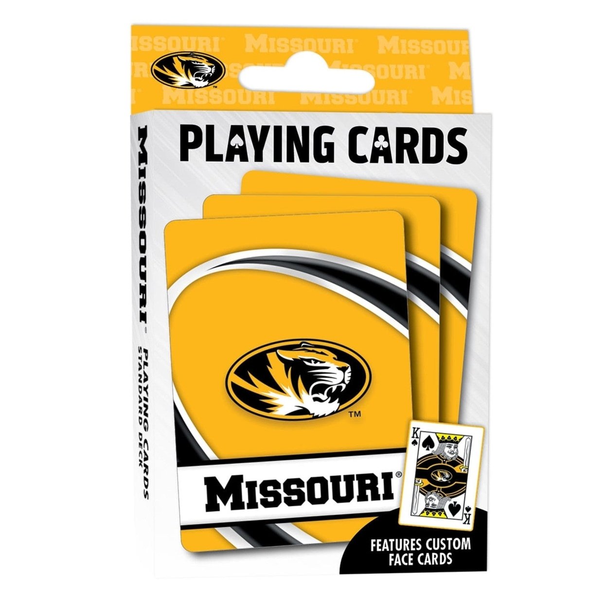Missouri Tigers Playing Cards 54 Card Deck Ncaa Officially Licensed ...