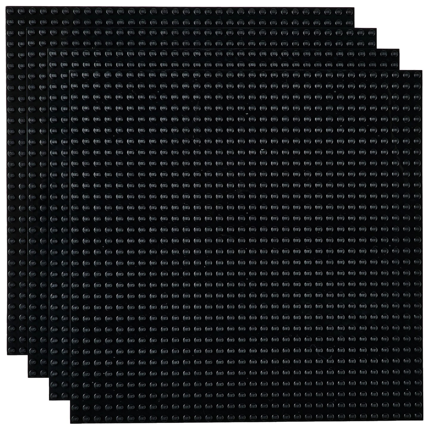 Strictly Briks 4 Pack Classic Baseplates 10x10 in, Stackable Building ...
