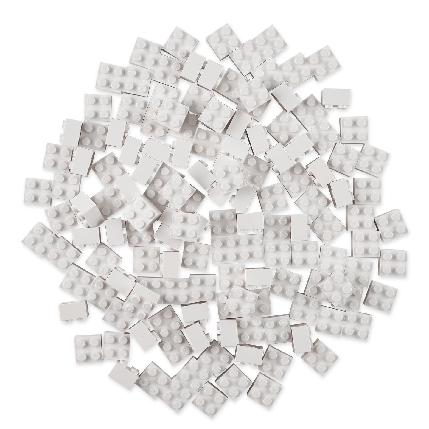 Strictly Briks Classic Bricks Starter Kit, White, 144 Pieces, 2x2 ...