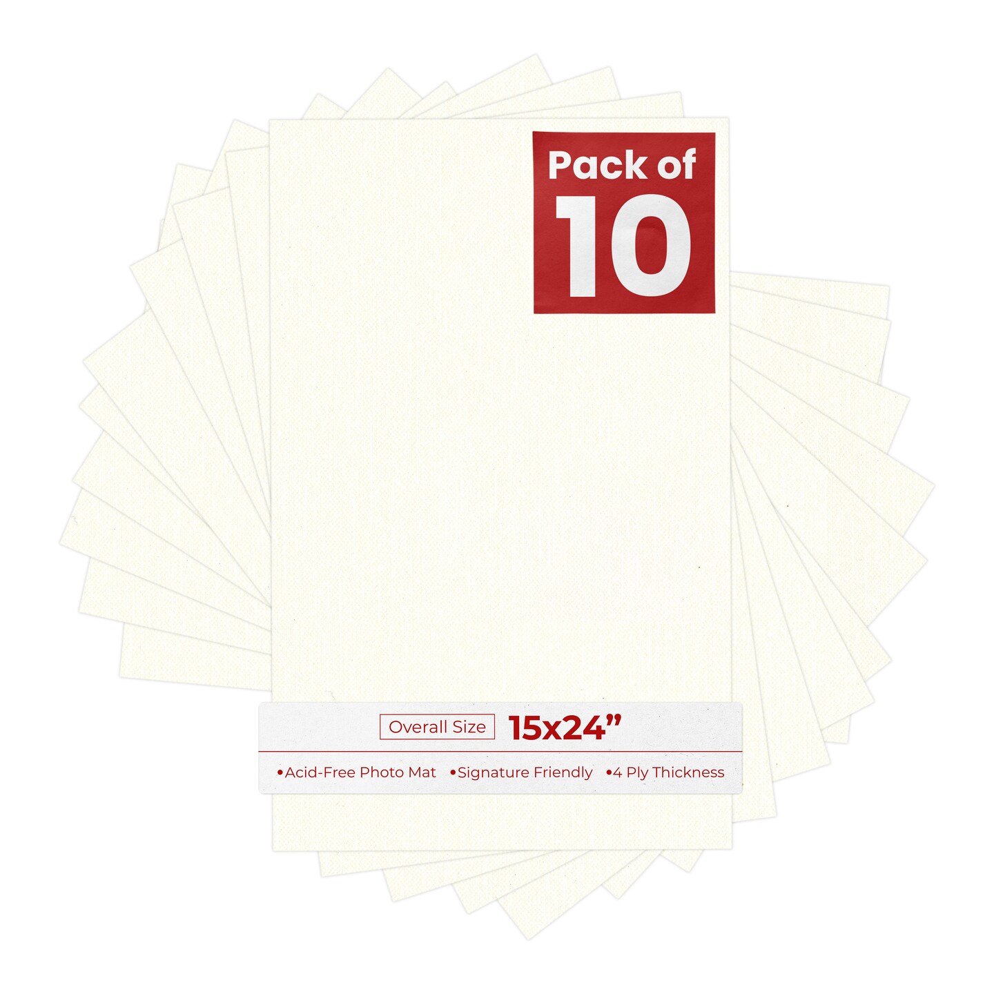 Beige Canvas 15x24 Uncut Mat Board - Blank Sheets, No Opening, Color ...