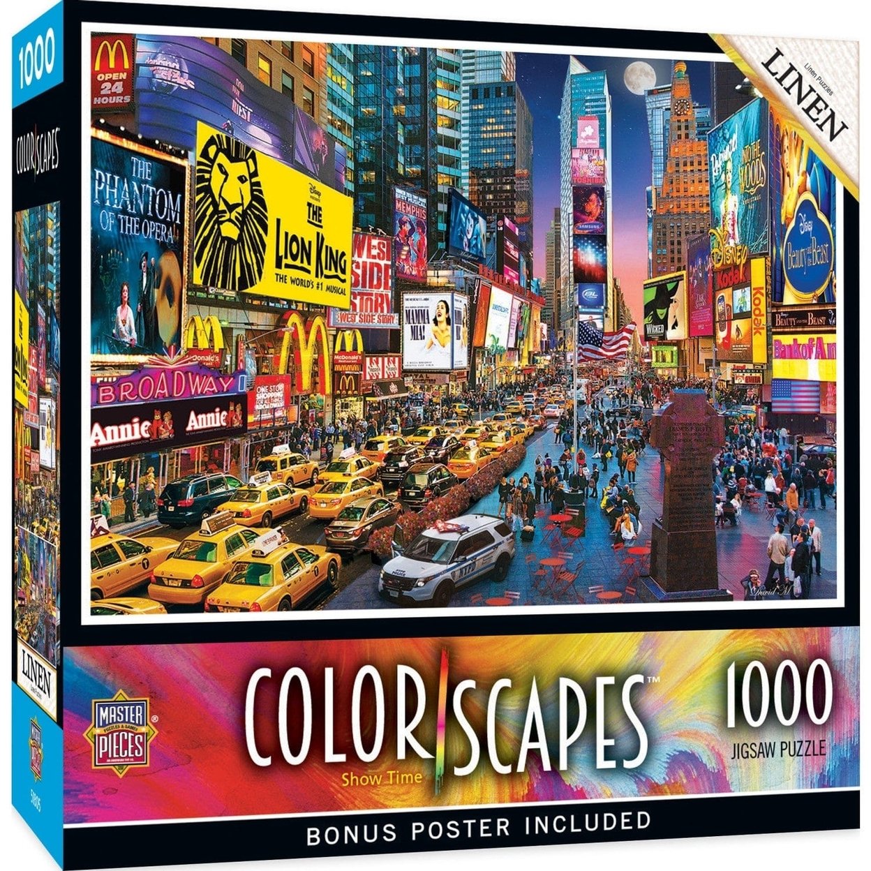 Masterpieces Colorscapes Show Time 1000 Piece Jigsaw Puzzle 19.25X26.75 ...