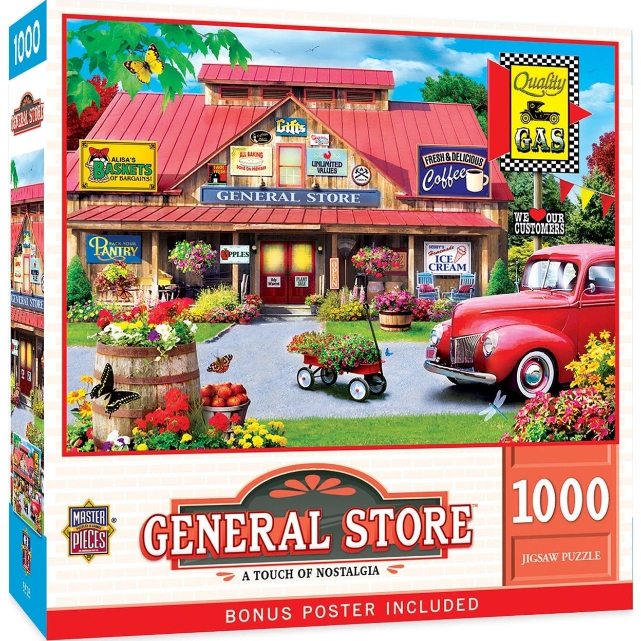 Masterpieces 1000 Piece Jigsaw Puzzle General Store 19.25X26.75 ...