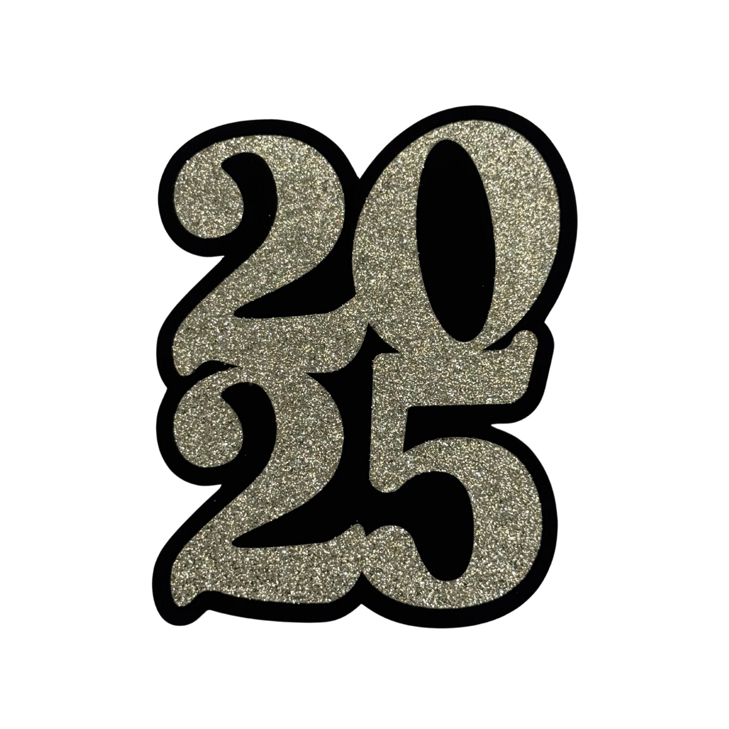 2025 Scrapbook Embellishment – Black Cardstock Year Design -Multiple ...