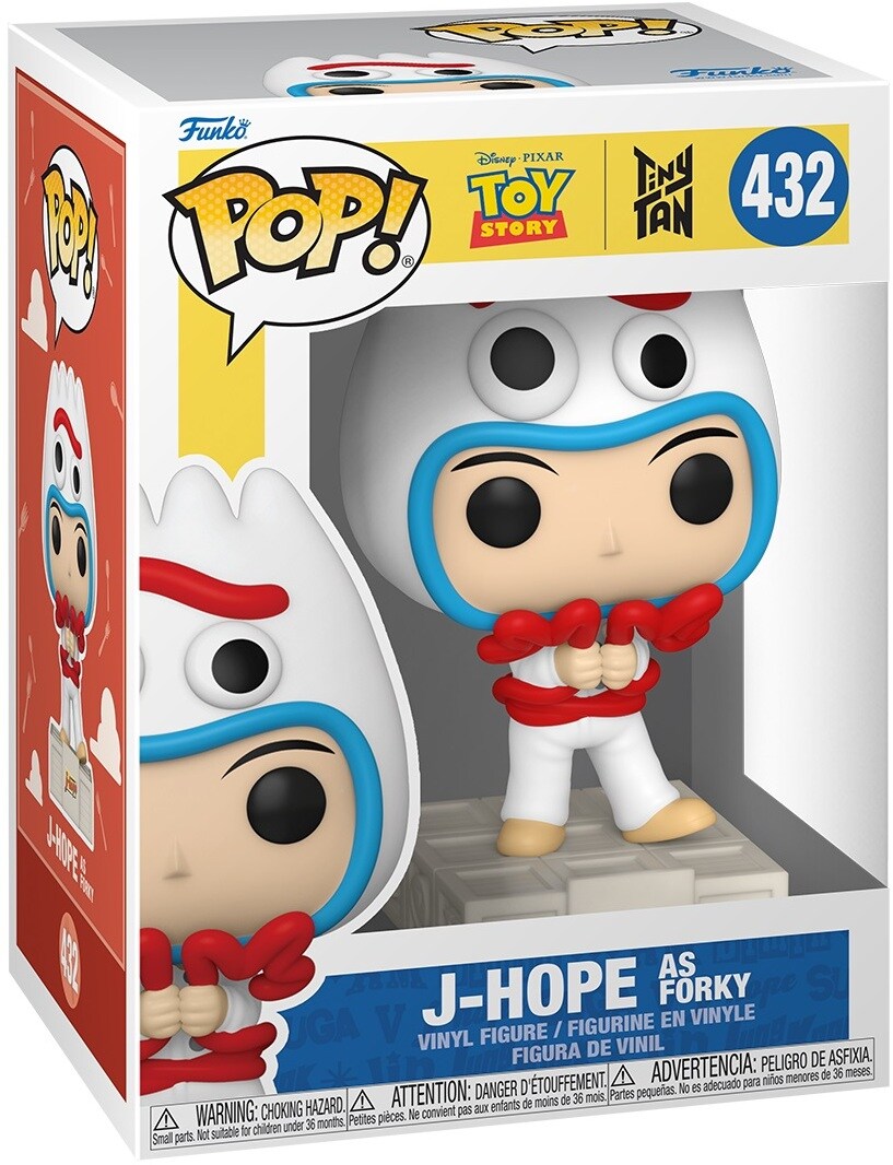 BTS - FUNKO POP! Rocks: BTS Toy Story x Tiny TAN - J - Hope As Forky ...