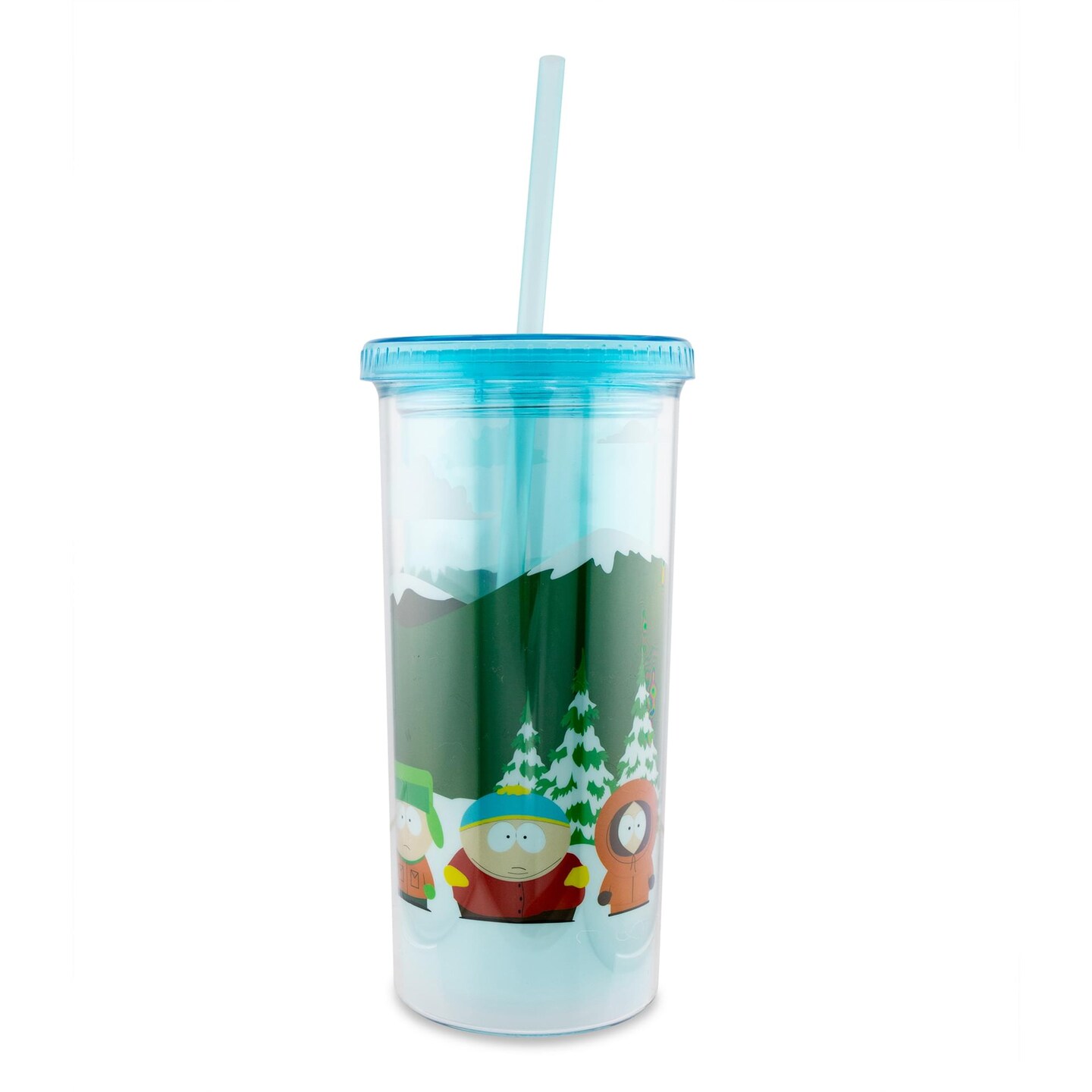 South Park Bus Stop Carnival Cup With Lid and Straw | Holds 20 Ounces ...