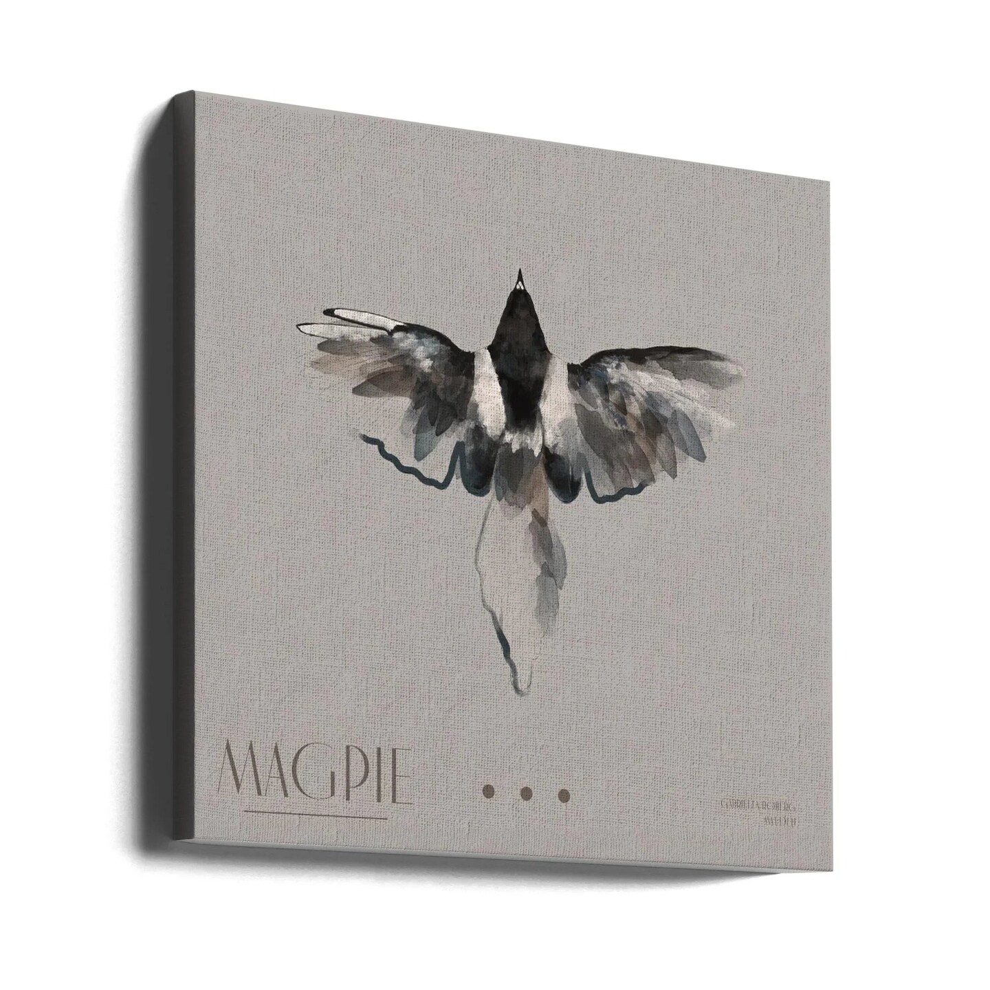 Magpie Square 24x24 Canvas - Corporate Office Art | Michaels