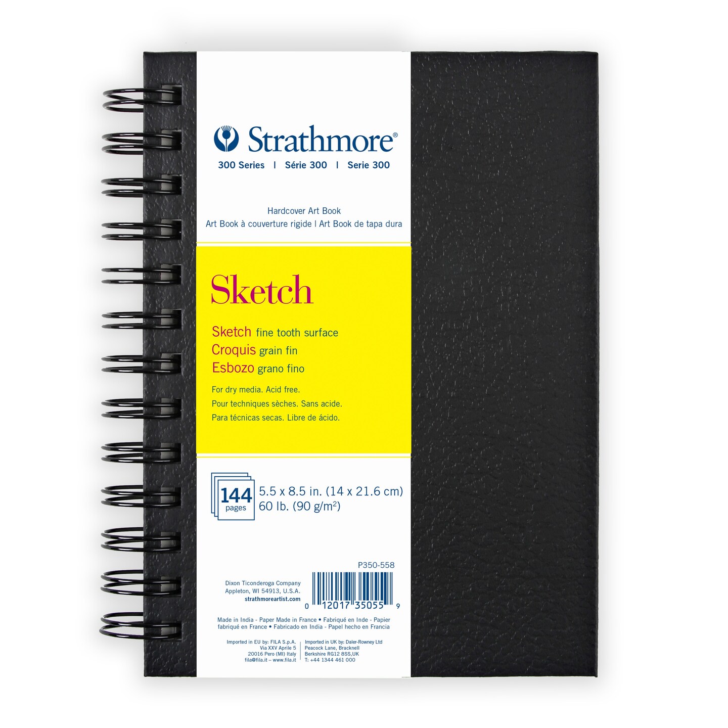 Strathmore 300 Series Sketch Paper Art Book 5.5"X8.5"-72 Sheets, Count ...