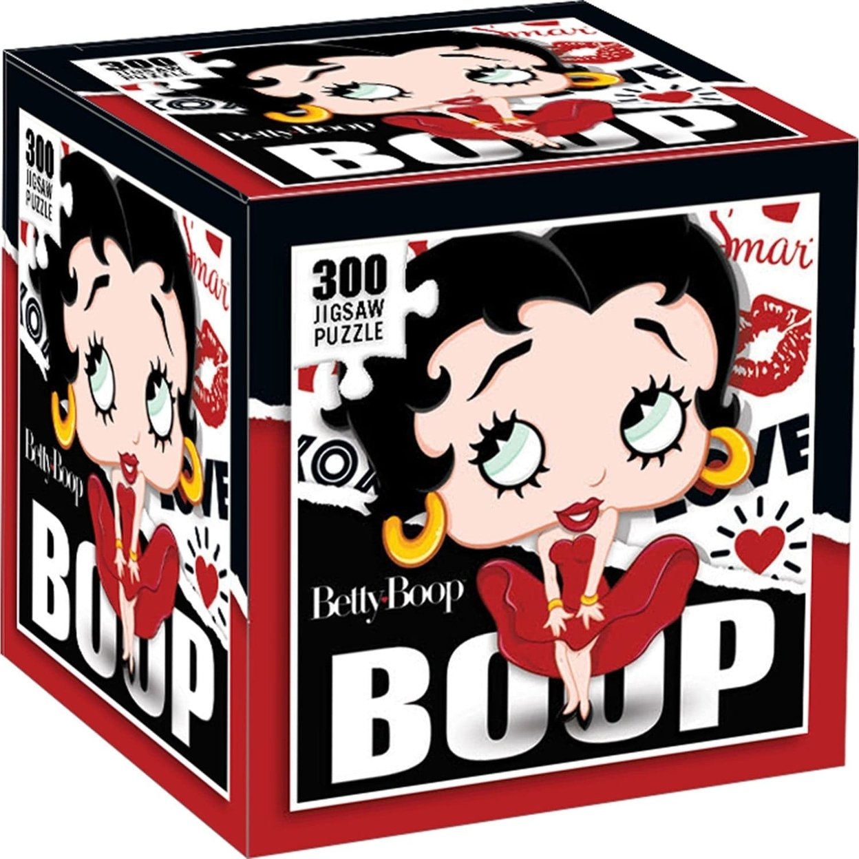 Betty Boop 300 Piece Chibi Jigsaw Puzzle Unique Cube Design For ...