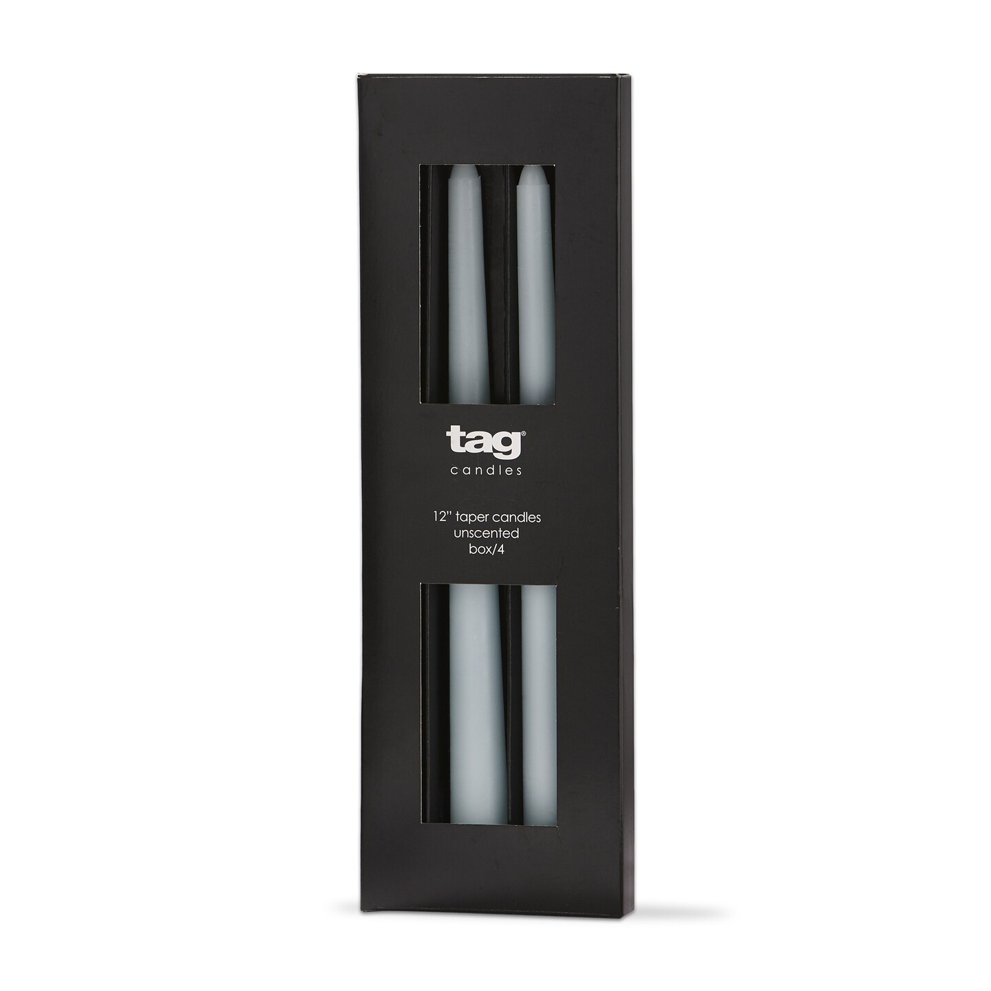 Color Studio 12" Traditional Taper Unscented Smokeless Paraffin Wax ...