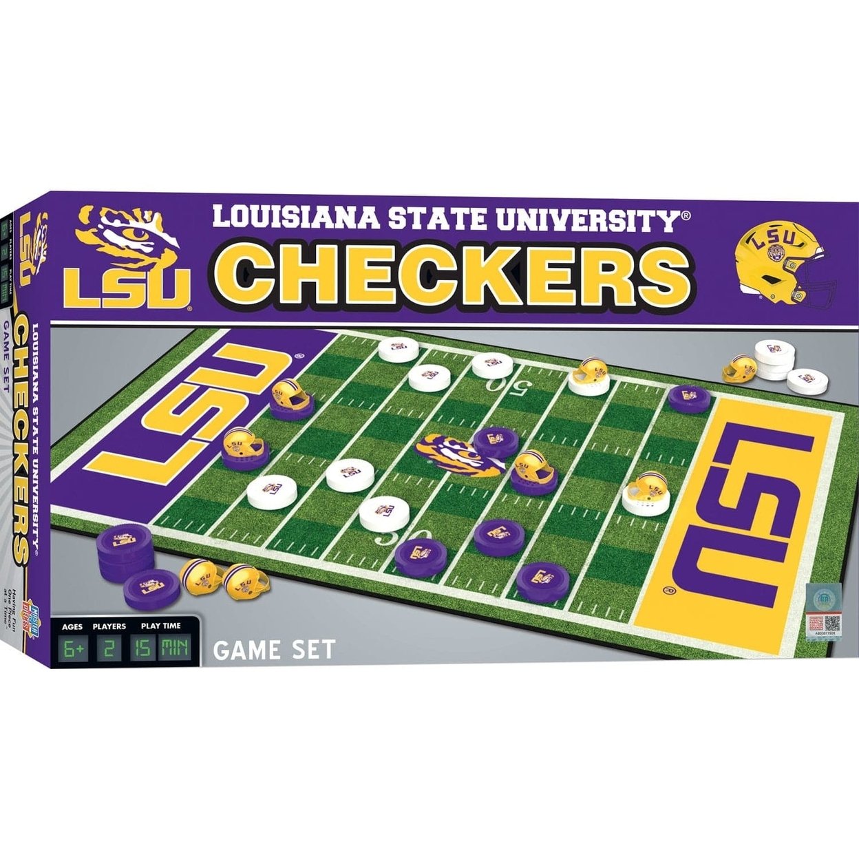 Lsu Tigers Checkers Board Game Ncaa Officially Licensed 24 Pieces King ...