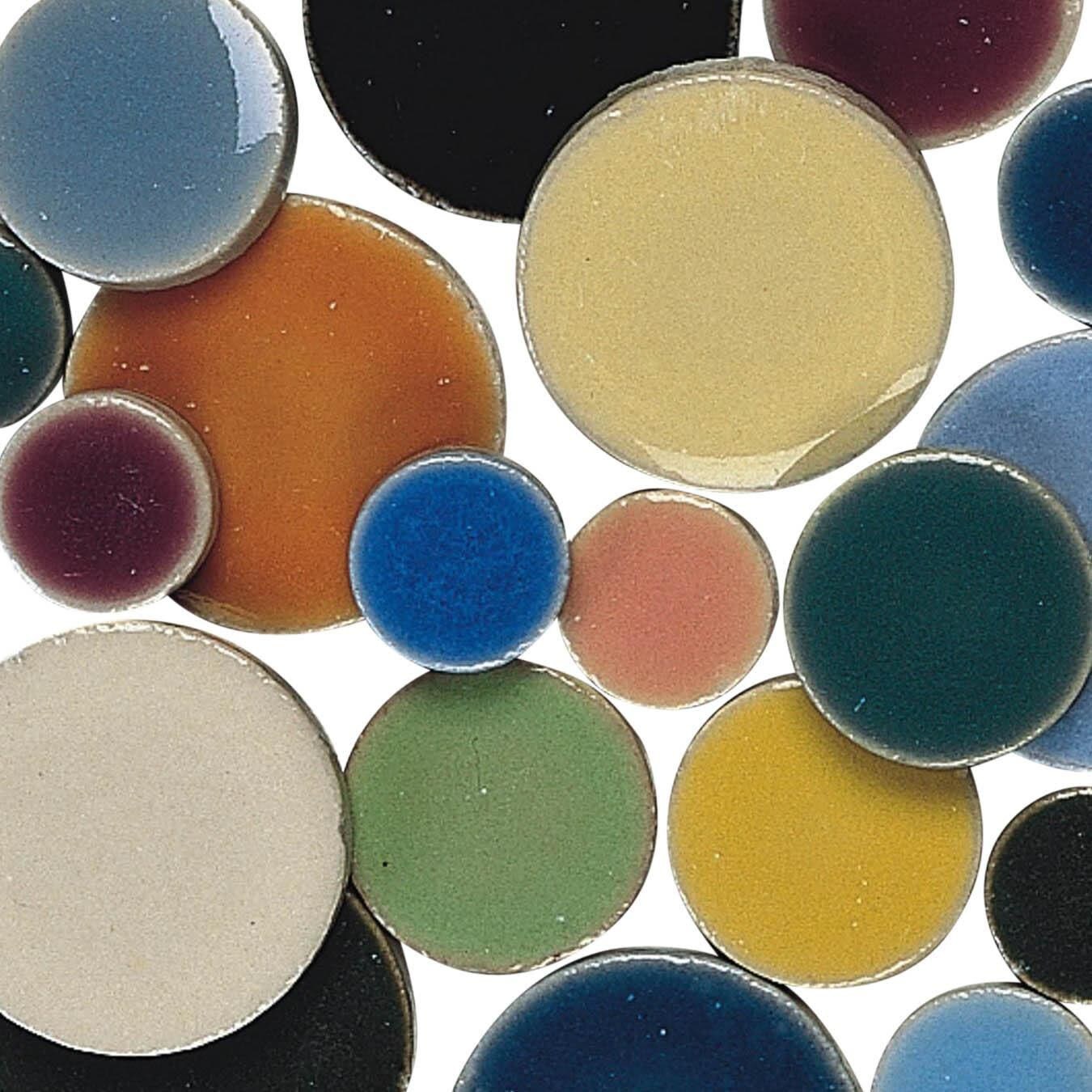 S&S Worldwide Assorted Porcelain Mosaic Tiles for Crafts, Assorted ...