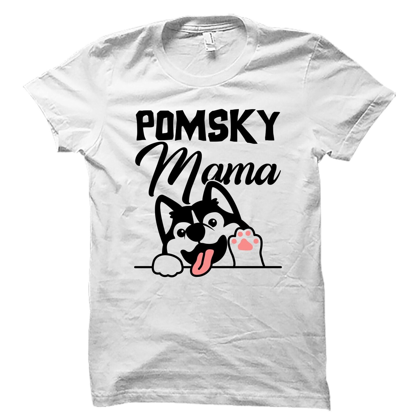Pomsky Mom Shirt, Pomsky Mom Gift, Pomsky Owner, Pomsky Clothing ...