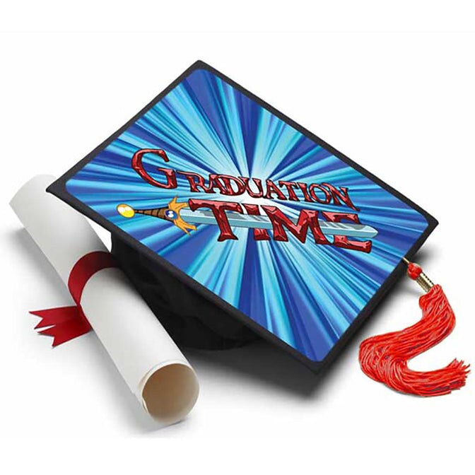 Grad Cap Topper Graduation Time , Graduation Cap Decorations by Tassel ...