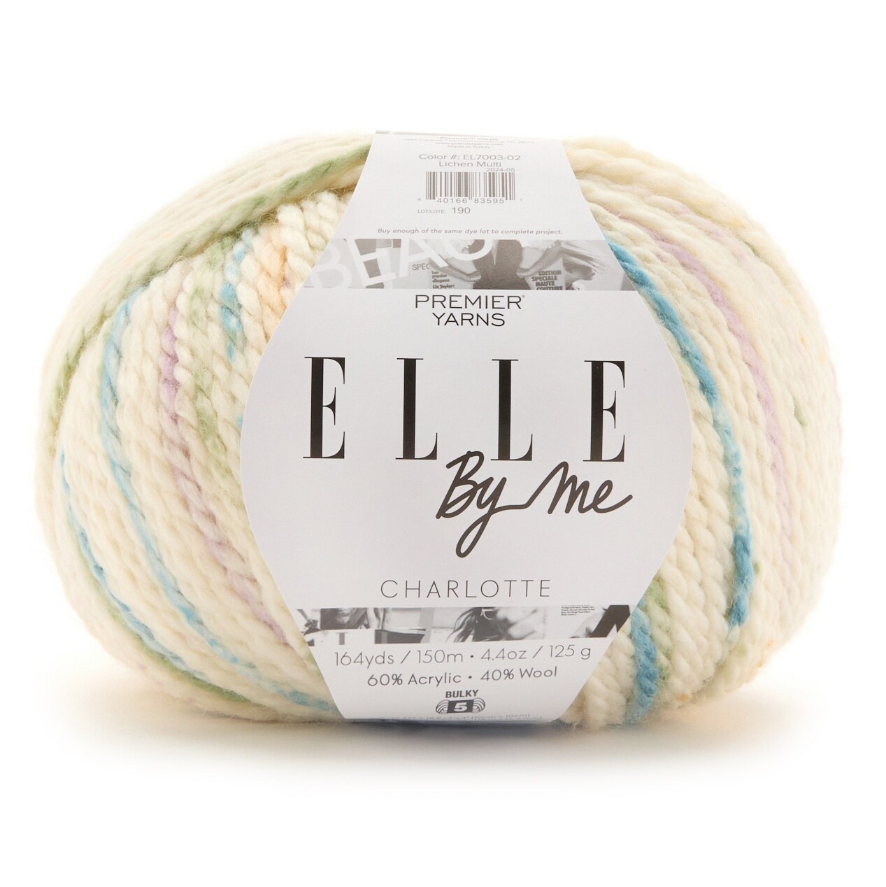 Premier Elle By Me Charlotte Multis Yarn, Color: Lichen, Count: 1 ...