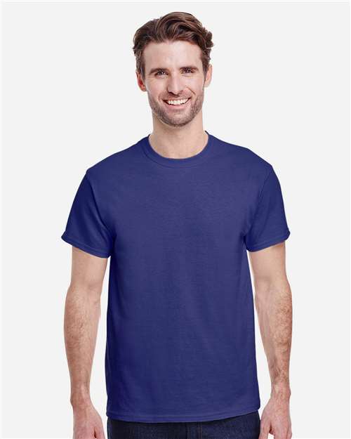 Heavyweight short sleeve T-shirt Structured Fit with Breathable Cotton ...