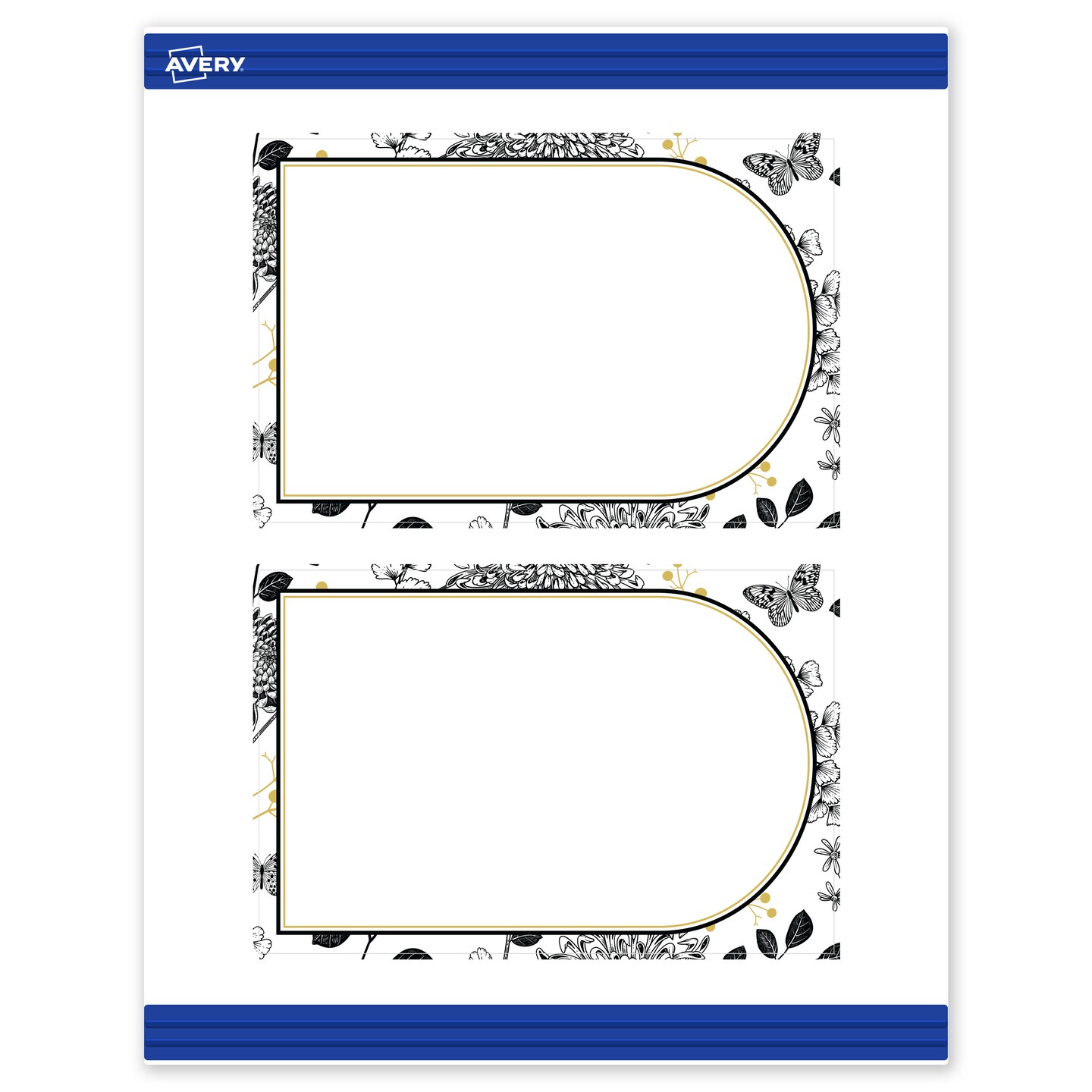 Avery Printable Rectangle Postcards with Sure Feed Technology, 4" x 6 ...