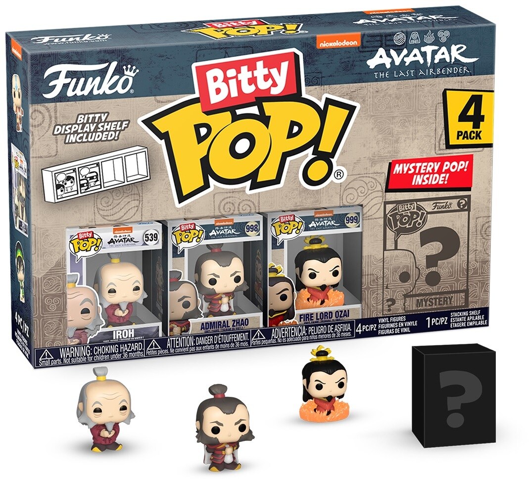 FUNKO BITTY POP!: Avatar: The Last Airbender - Iroh 4PK [COLLECTABLES ...