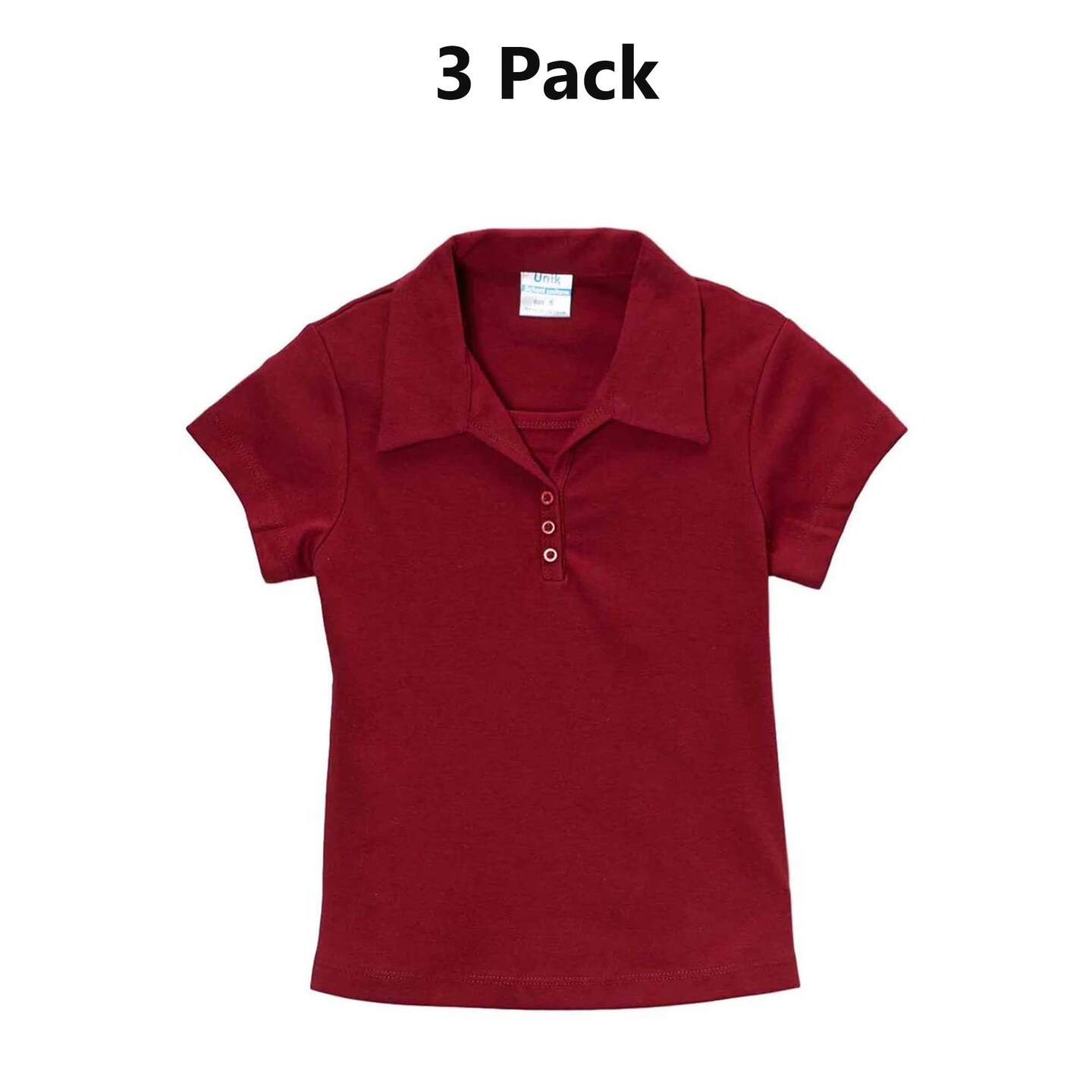 Girl's Uniform Triple Button Shirt | Michaels