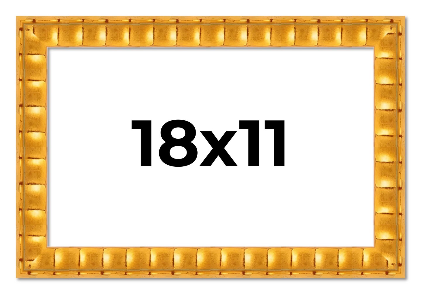 18x11 Bamboo Picture Frame with UV-Resistant Acrylic & Acid Free ...