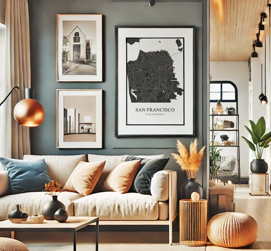 Trending | Custom Personalized City Map Digital | Minimalist Home ...