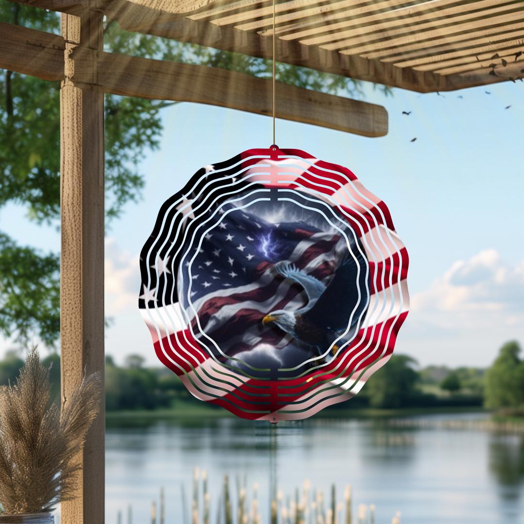 American Bald Eagle, 10 inch Garden Wind Spinner | MakerPlace by Michaels