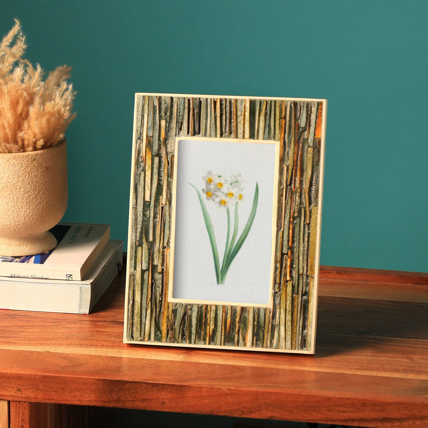 Chiseled Bone Inlay Frame with Resin Edge | Michaels