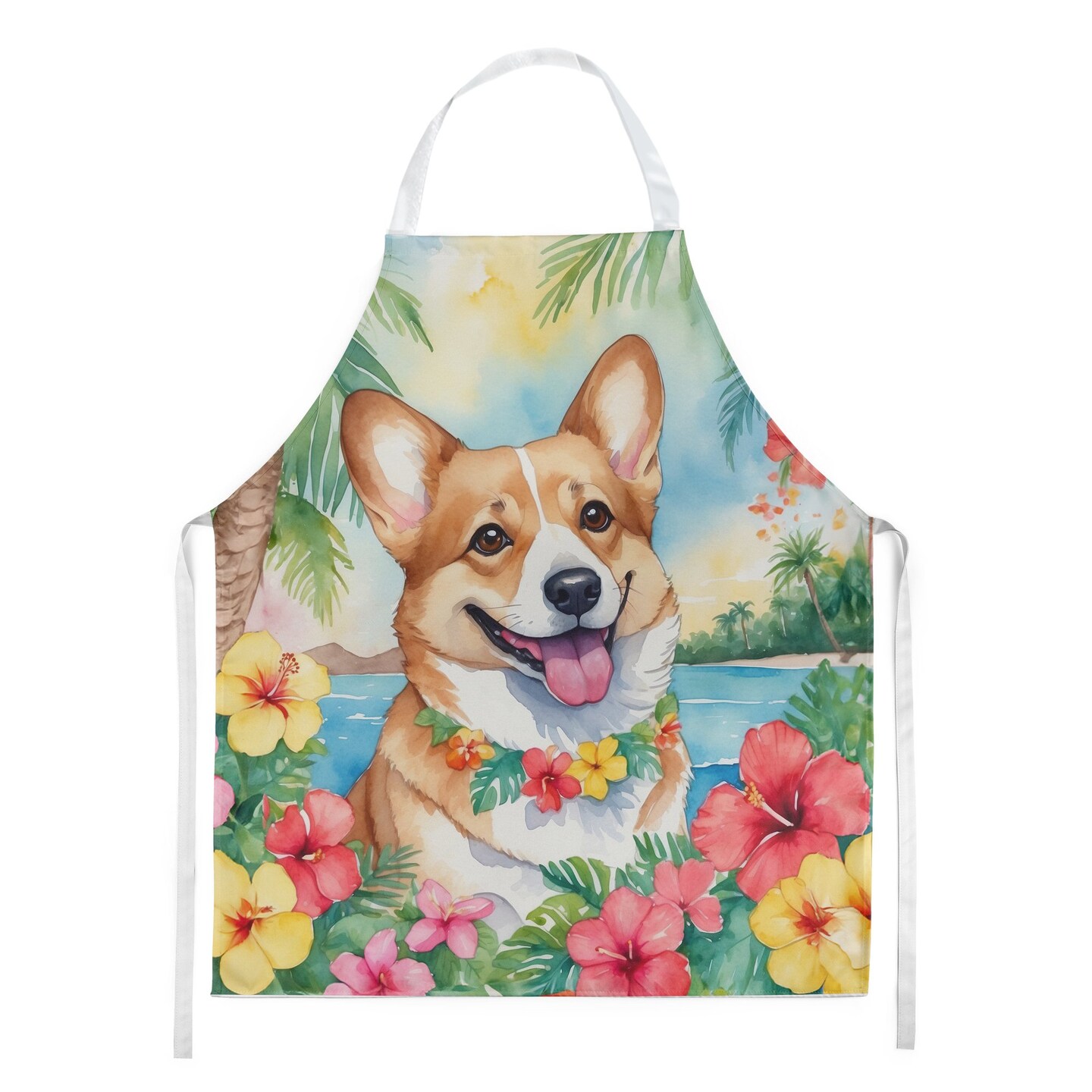 Corgi Luau Apron | Michaels