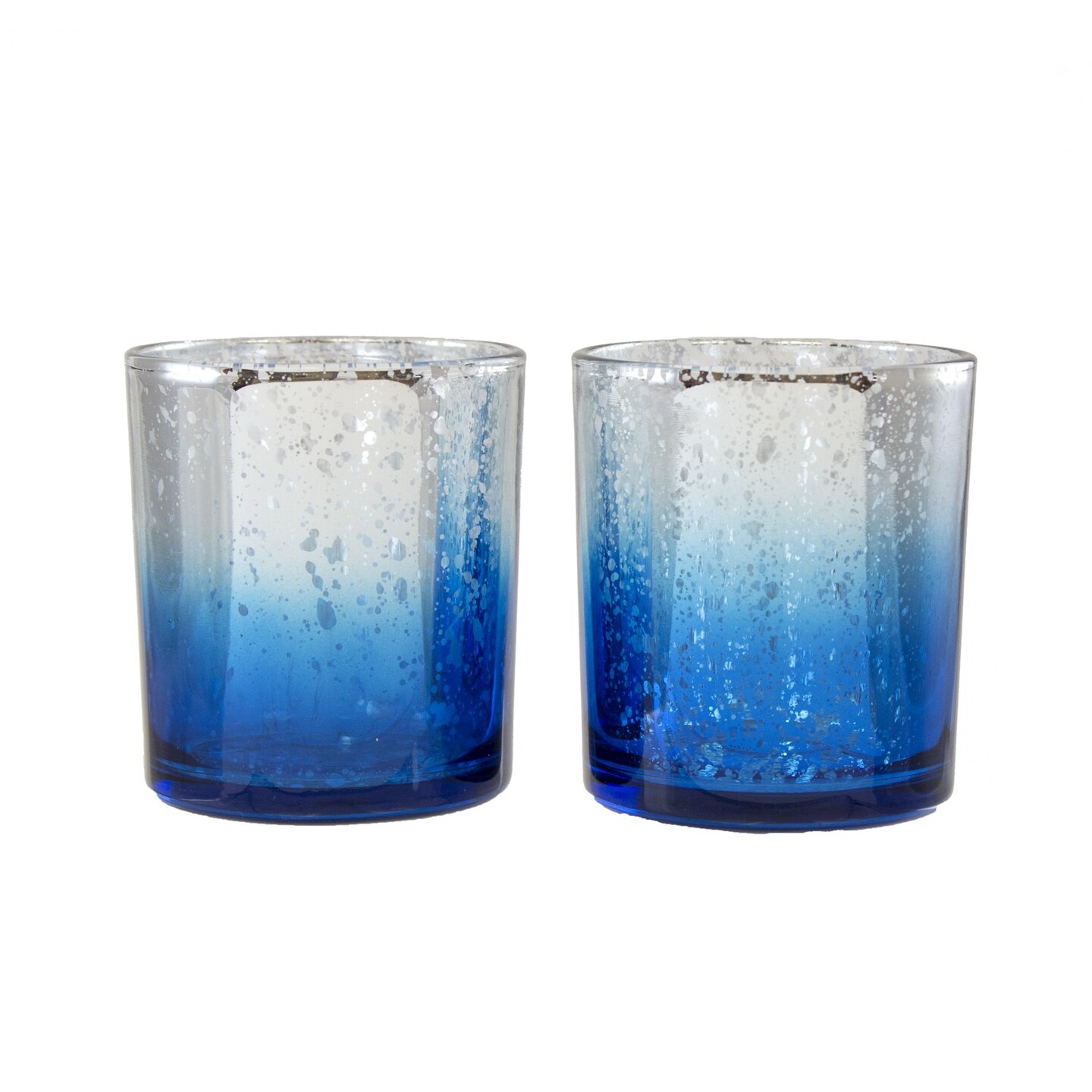 S/2 Blue Ombre Glass Votive | Michaels