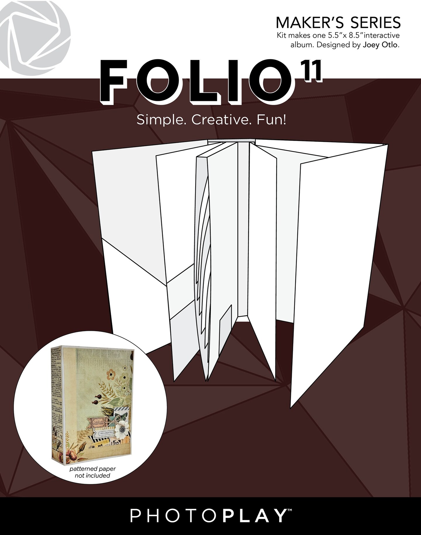 PhotoPlay Folio 5.5"X8.5"-White | Michaels