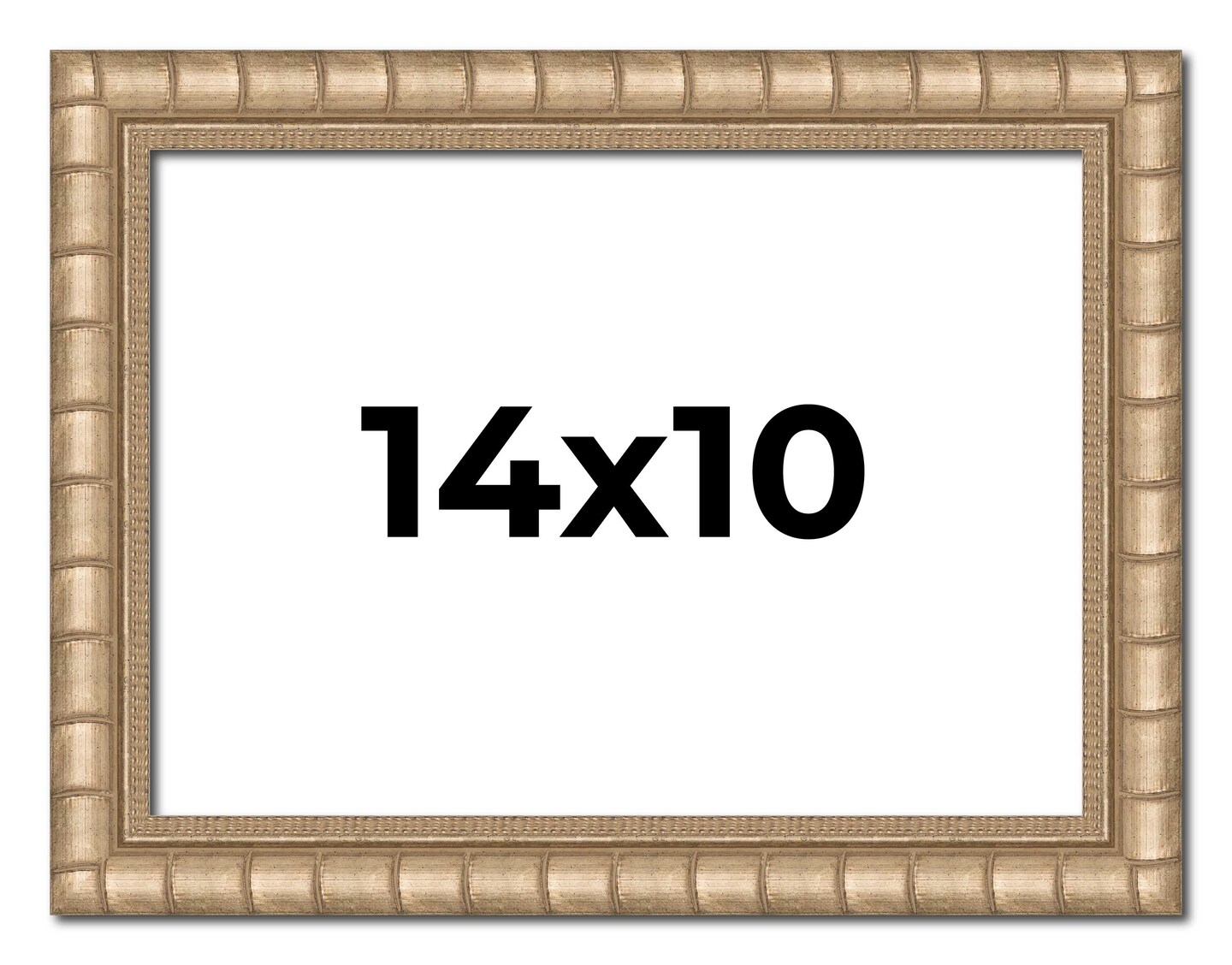 14x10 Modern Bamboo Picture Frame with UV-Resistant Acrylic & Acid Free ...