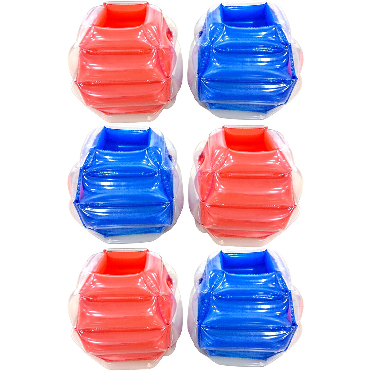 Banzai Bump N Bounce Body Bumpers in Red & Blue - 3 Pack (6 Total ...
