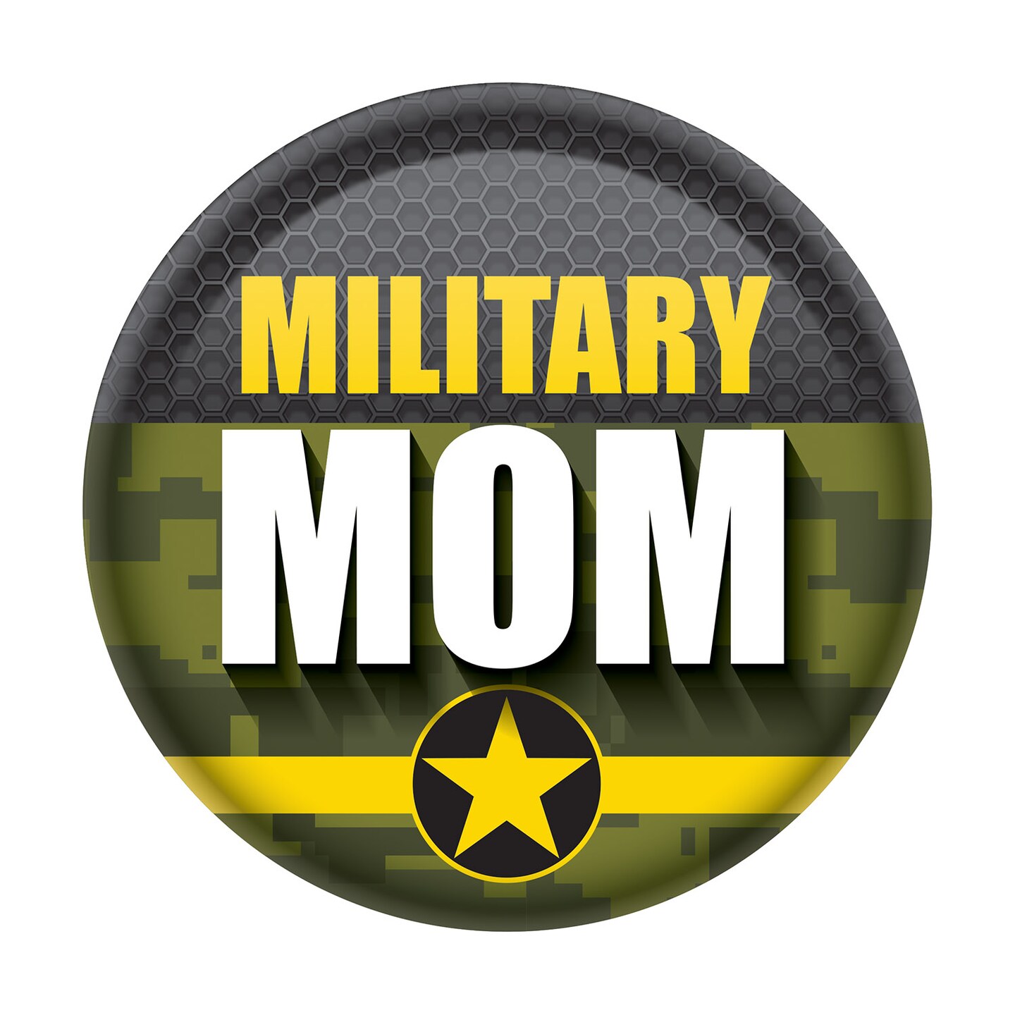 Beistle 2in. Military Mom Button - 6 Pack | Michaels