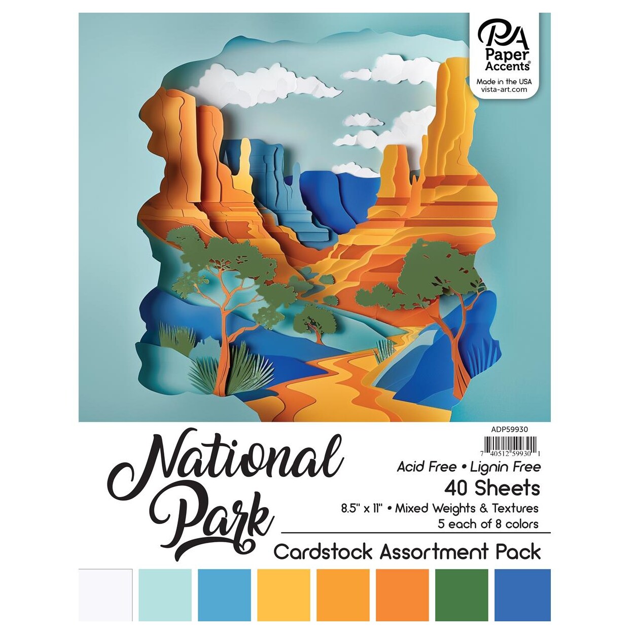 Accent Design Paper Accents Cardstock Variety Pack 8.5x11