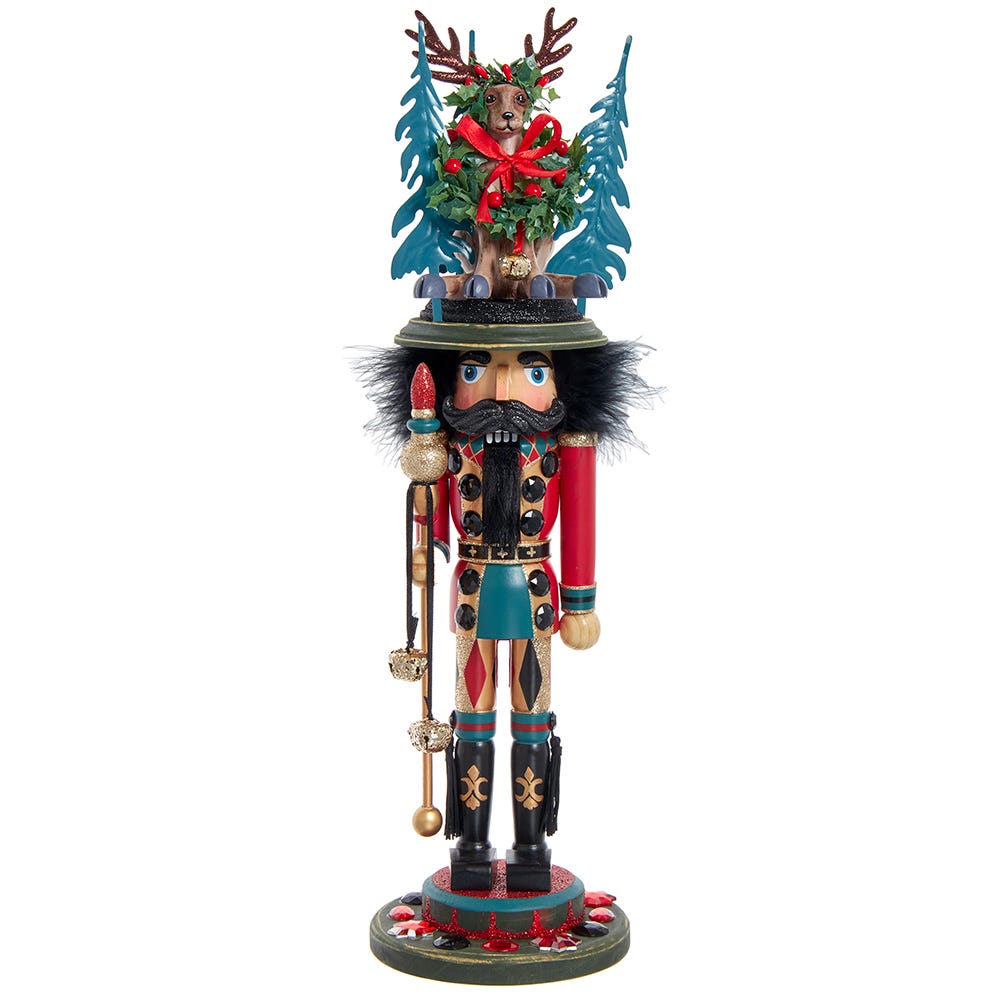 Kurt Adler 18-Inch Hollywood Nutcracker with Deer Hat | Michaels